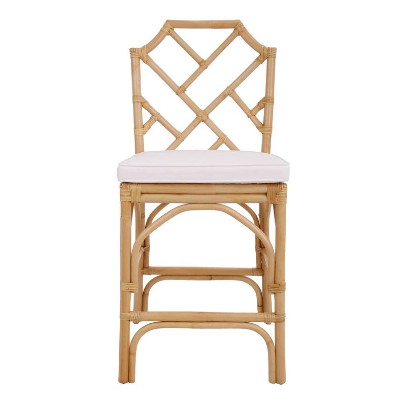 NPD Furniture Kara Rattan Counter Stool (Set of 2) - Overstock - 32171873