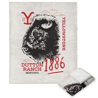 Yellowstone Bison Head Silk Touch Throw Blanket - Bed Bath & Beyond ...