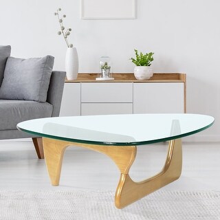Home Modern Triangle Coffee Tablefor Living Room , Natural - Bed Bath ...