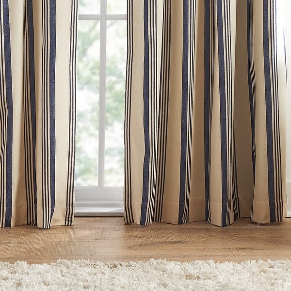 Tommy Hilfiger Bold Stripe Curtain Panel Pair - On Sale - Bed Bath ...