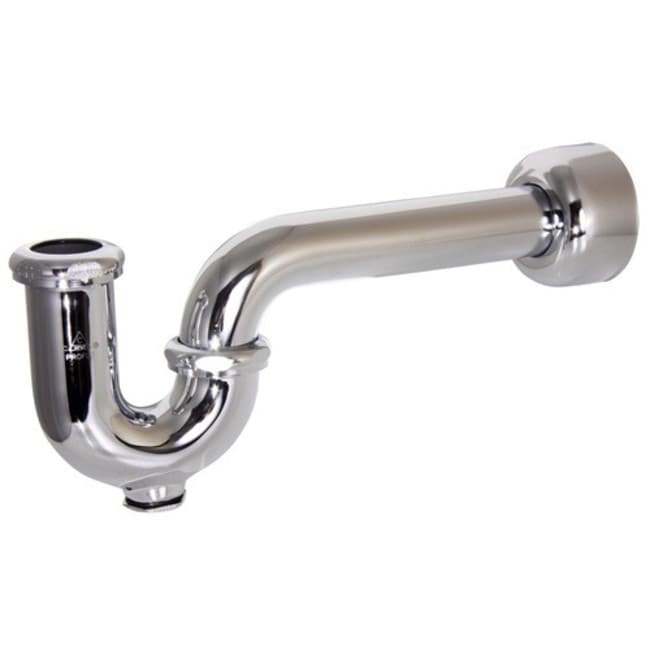 PROFLO 10-3/8" Adjustable Tubular P-Trap with Cleanout (1-1/4" X ...