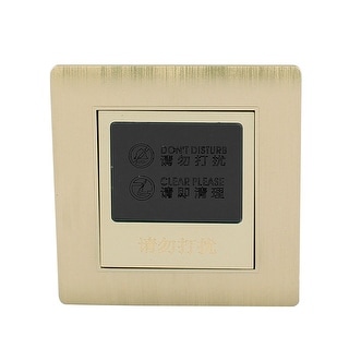 250VAC 10A Gold Wall Doorbell Momentary Flame Retardant PC Push Switch ...