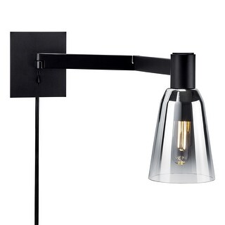 Norwell Lighting 8478-BC Audrey 10" Tall Hardwired or Plug-In Wall ...