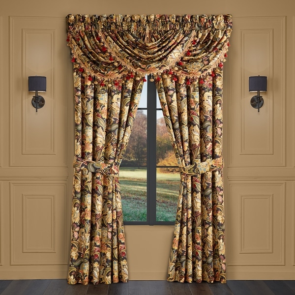 Five Queens Court Stefania Window Waterfall Valance - On Sale - Bed ...