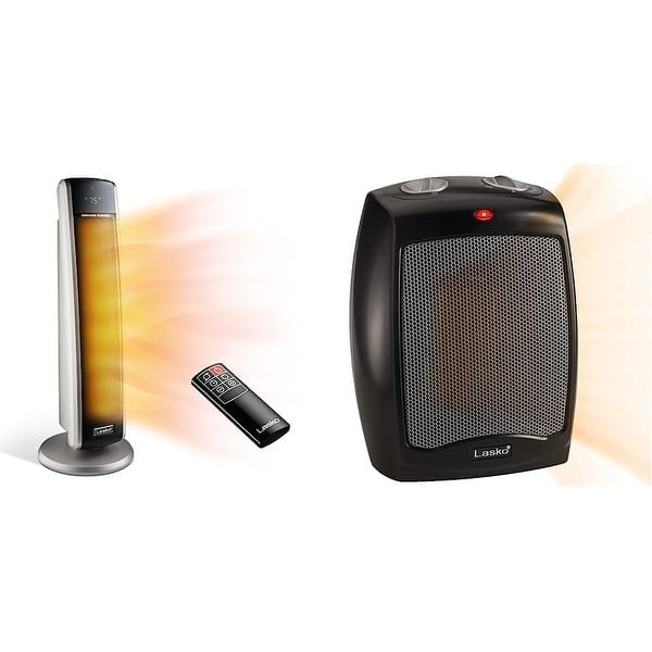 29"Ceramic Tower Heater for Large Rooms, Whole Room Heating with ...