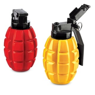 Grenade Novelty Condiment Dispensers - Set of 2 - 6.700 x 6.000 x 3.880 ...