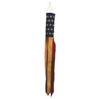 Embroidered Nylon Teastained Americana Windsock - Bed Bath & Beyond ...
