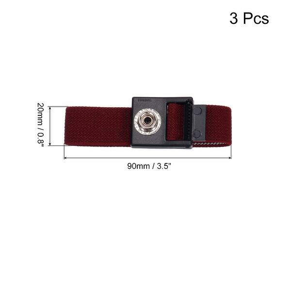 ESD Anti Static Wrist Strap, 3.5 Inch 3Pcs Adjustable Antistatic ...