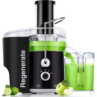 600W 3 Speeds Juicer Machines Vegetable and Fruit, Centrifugal Juice ...