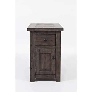 Madison County Reclaimed Pine Chairside Table by Jofran - Bed Bath ...