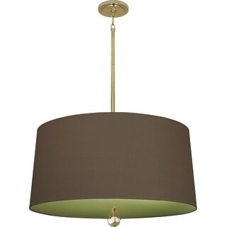 Robert Abbey Three Light Pendant Williamsburg Custis Modern Bra - Exact ...