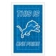 Detroit Lions LED Lighted Sign - Bed Bath & Beyond - 36525416