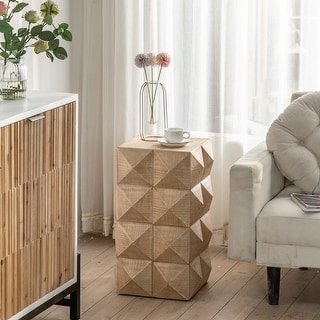 Vintage Style Bucket Shaped Coffee Table for Office,Dining Room and ...