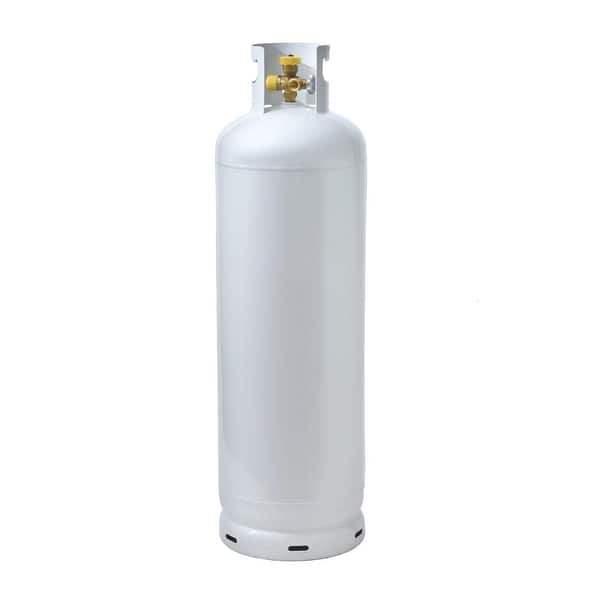 Flame King 100LB Multi-Valve Propane Tank with High Capacity Filler ...
