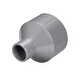 PVC Reducing Coupling Hub by Hub, DWV Pipe Fittings Gray - Bed Bath ...
