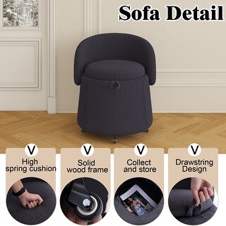 Movable Design，Multi-Functional Storage Stool，Stylish Bedroom，Living ...