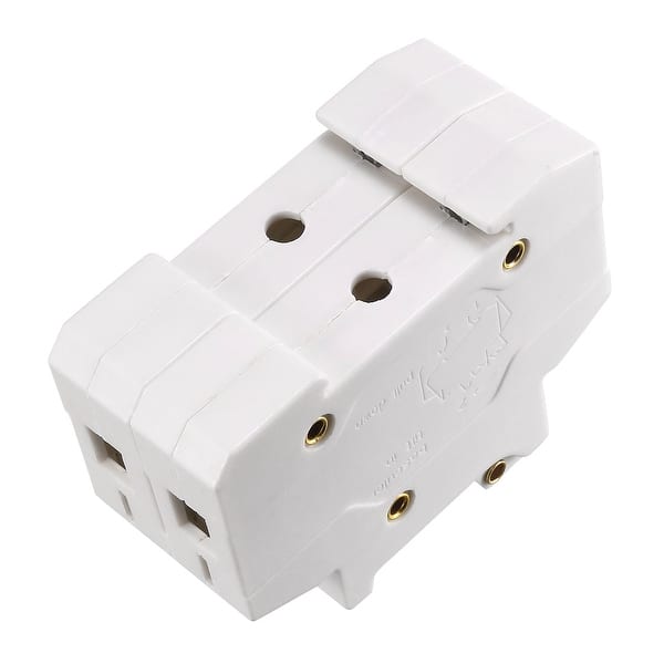 DIN Rail Mount Fuse Holder RT18-32 10mmx38mm w Indicator Light White ...