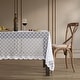 HLC.me Alona Lace Fabric Tablecloth for Rectangle & Round Tables ...