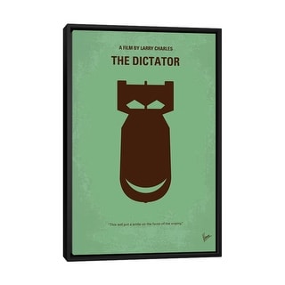 iCanvas "The Dictator Minimal Movie Poster" by Chungkong Framed Canvas ...