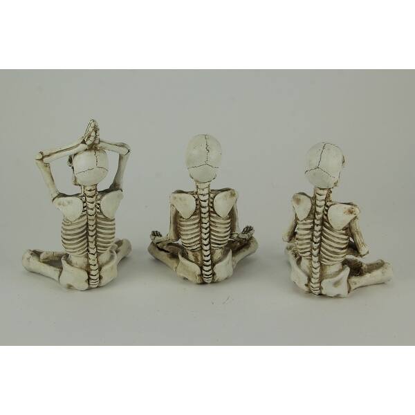 Bone Stretchers Yoga Skeleton Figurines With Color Changing Led Eyes ...