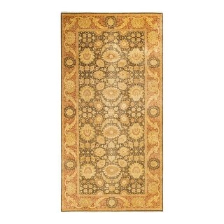 Overton Hand Knotted Wool Vintage Inspired Traditional Mogul Green ...