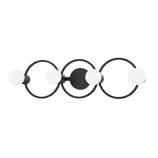 Hope 4 Light Bath Bracket - Textured Black - Bed Bath & Beyond - 35517786