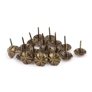 16mm Dia Upholstery Tack Nail Decorative Thumbtack Doornail Bronze Tone ...