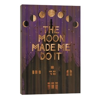 Hallow's Eve I Print On Wood by Grace Popp - Multi-Color - Bed Bath ...