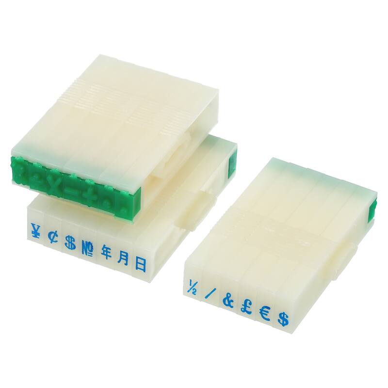 Detachable Character Stamp Plastic 20 Digits Date Currency Math Set ...