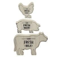 3/Set Cow Pig Chicken Stack - Bed Bath & Beyond - 32367336