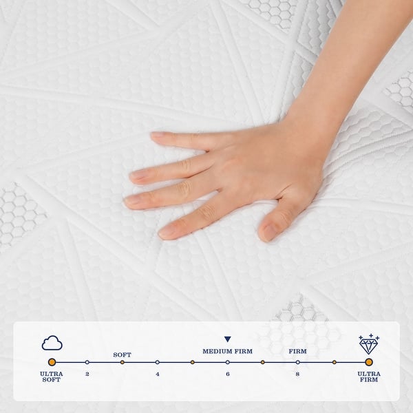 Kescas 12 Inch Bamboo Charcoal Gel Memory Foam Mattress - Bed Bath ...