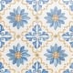 Monastery 8 x 8 Floral Satin Italian Porcelain Floor and Wall Tile ...