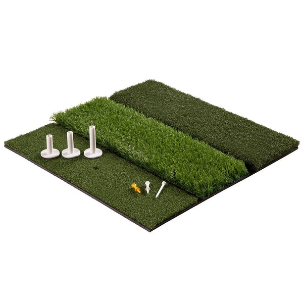3-Level Golf Mat - 24x24 Chipping Mat with Fairway, Rough, and Driving ...