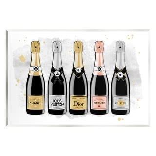 Stupell Varied Glam Champagne Wall Plaque Art Martina Pavlova - Bed ...