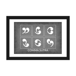 iCanvas "Comma Sutra" by GetYourNerdOn - Bed Bath & Beyond - 37409113