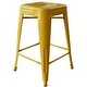 Loft Gold 24 Inch Metal Counter Stool - 4 Piece - Bed Bath & Beyond ...