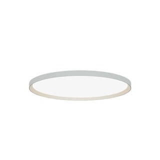 Molto Luce Bina 24" Wide Direct 3000K LED Flush Mount Drum Ceiling ...