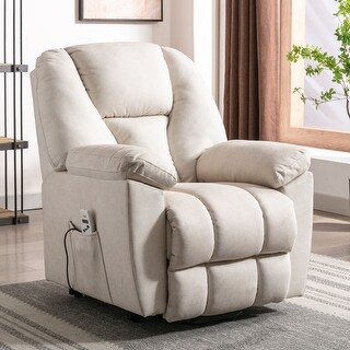 Modern Recliners Electric Power Lift Recliner Massage & Heat Sofa ...