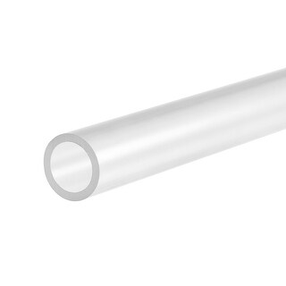 PVC Rigid Round Pipe 0.3m Transparent High Transparency - Bed Bath ...