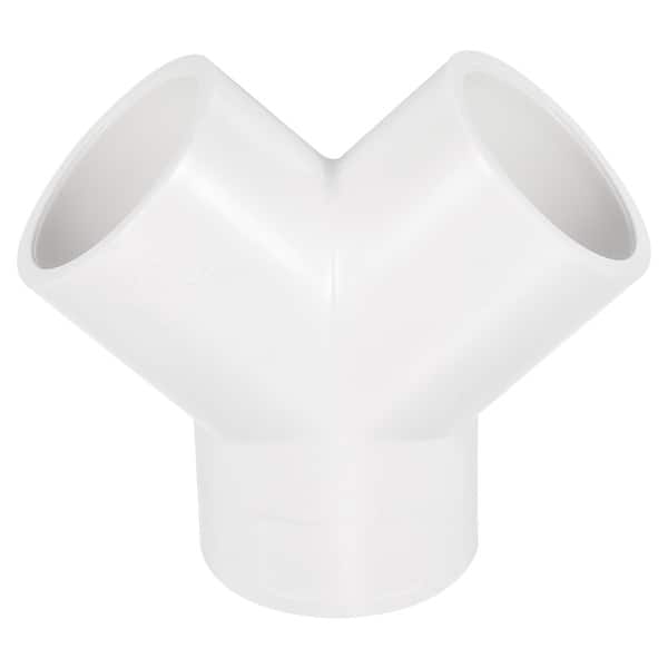 1.26" PVC Pipe Fittings 3 Way Y Shape Water Joint Connectors Adapters ...