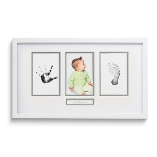 Curata Babyprints My Little Prints White 4x6 Photo Frame with Clean ...