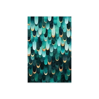 Feathered - Turquoise Print On Acrylic Glass by Elisabeth Fredriksson ...