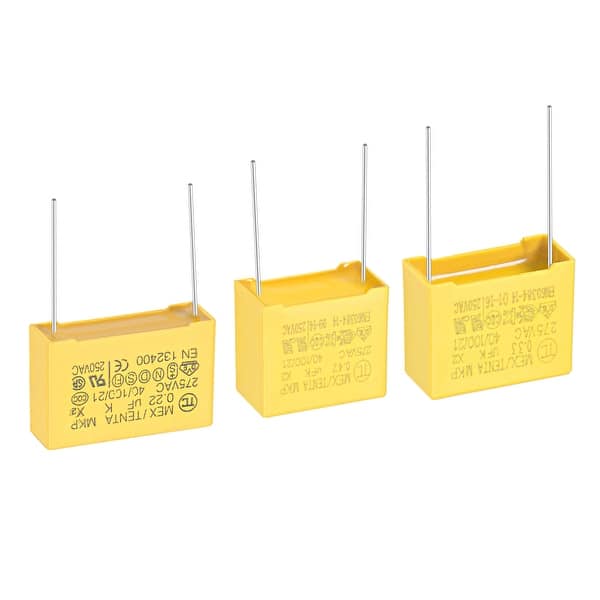Polypropylene Capacitors Assortment Kit DIP 275VAC 0.22uF 0.33uF 0.47uF ...