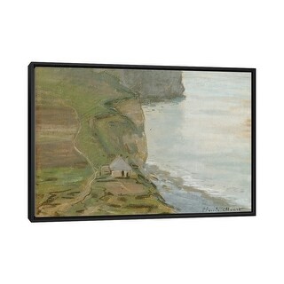 iCanvas "Cap d'Antifer, Etretat " by Claude Monet Framed - Bed Bath ...