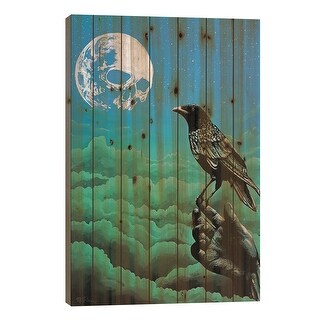 Midnight Rendezvous Print On Wood by Flooko - Multi-Color - Bed Bath ...