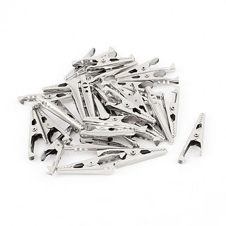 30 Pcs Electric Non Insulated Testing Crocodile Alligator Clips Clamps ...