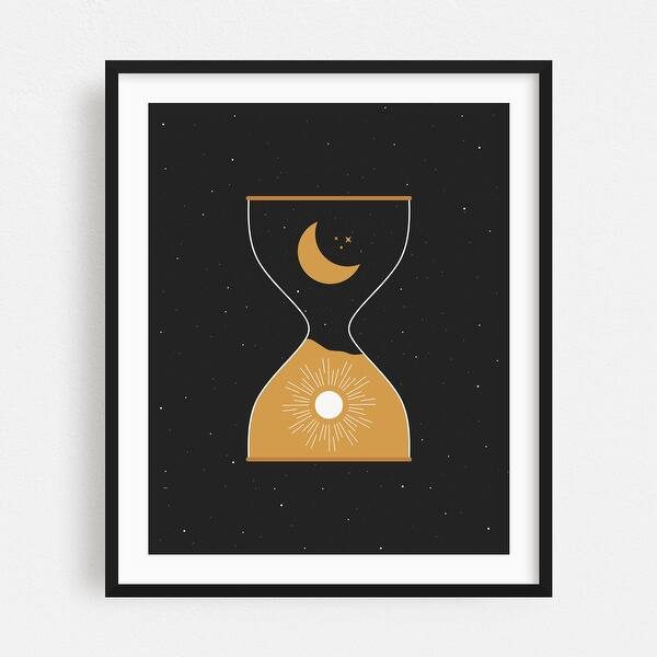 Sun Moon Hourglass Drawing Bohemian Boho Cosmic Art Print/Poster - Bed ...