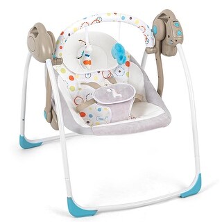 Electric Baby Swings, Portable Baby Swing for Infants to Toddler ...