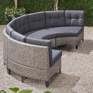 Round Outdoor Sofa Set, 4/8-Seater - Bed Bath & Beyond - 41057317