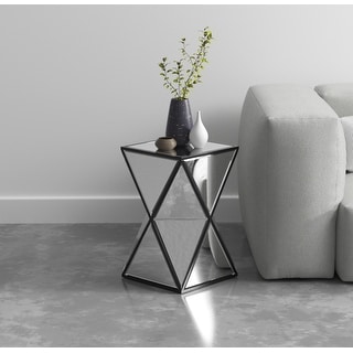 Nestfair Classic Geometry End Table Bedside Table - Bed Bath & Beyond ...